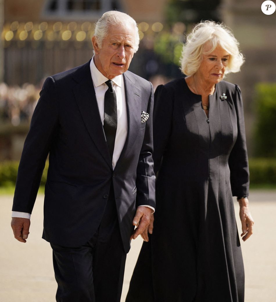 Le roi Charles III d'Angleterre et Camilla Parker Bowles, reine consort ...
