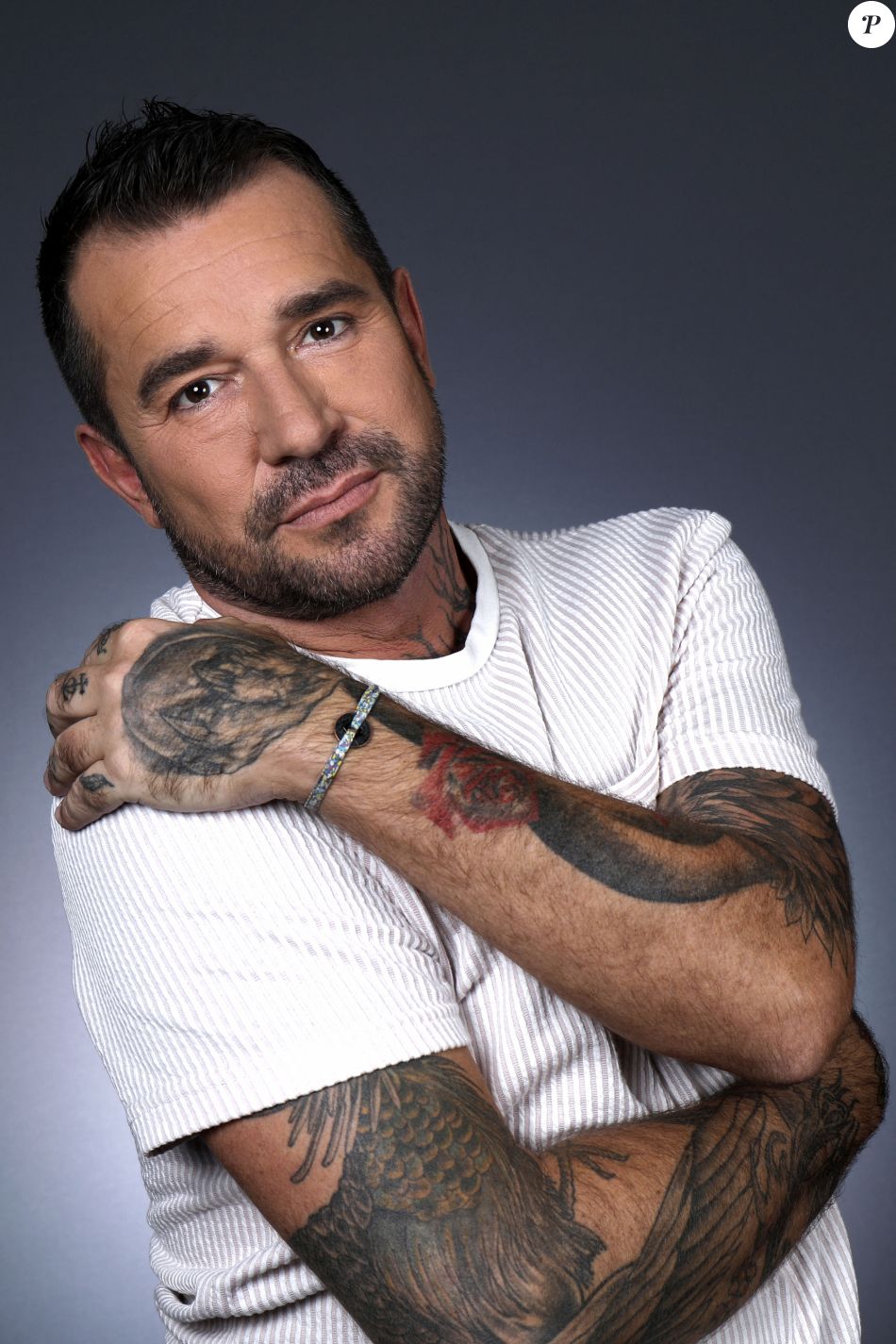 Portrait de Mathieu Ceschin (L'amour est dans le pré), lors de l ...