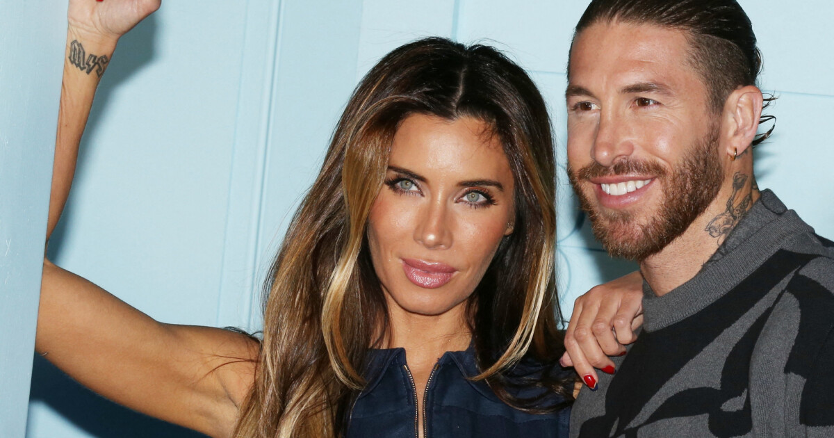 Sergio Ramos : Sa femme Pilar Rubio en robe satinée fendue, elle ...