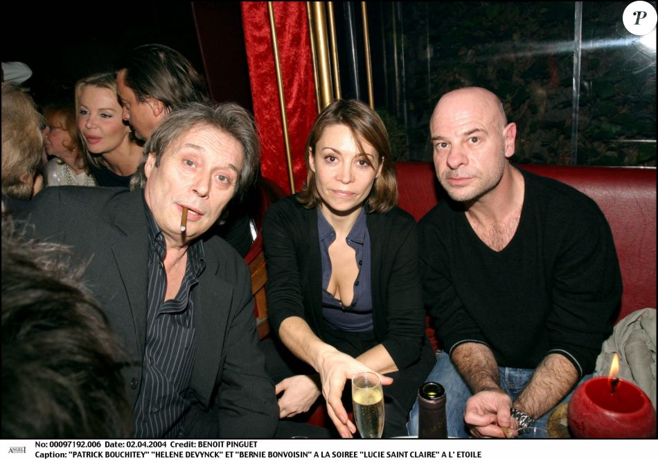 Patrick Bouchitey, Hélène Devynck et Bernie Bonvoisin - soirée Lucie ...