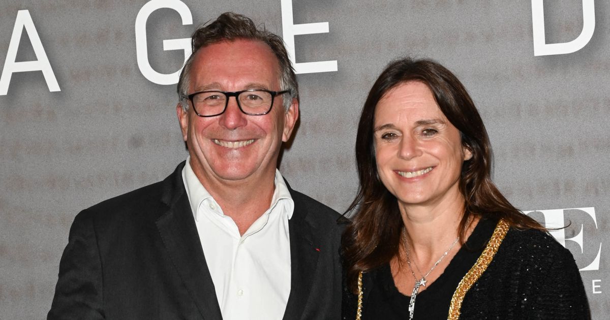 Bruno Pavlovsky et sa femme Nathalie Franson - Avant-première du film ...