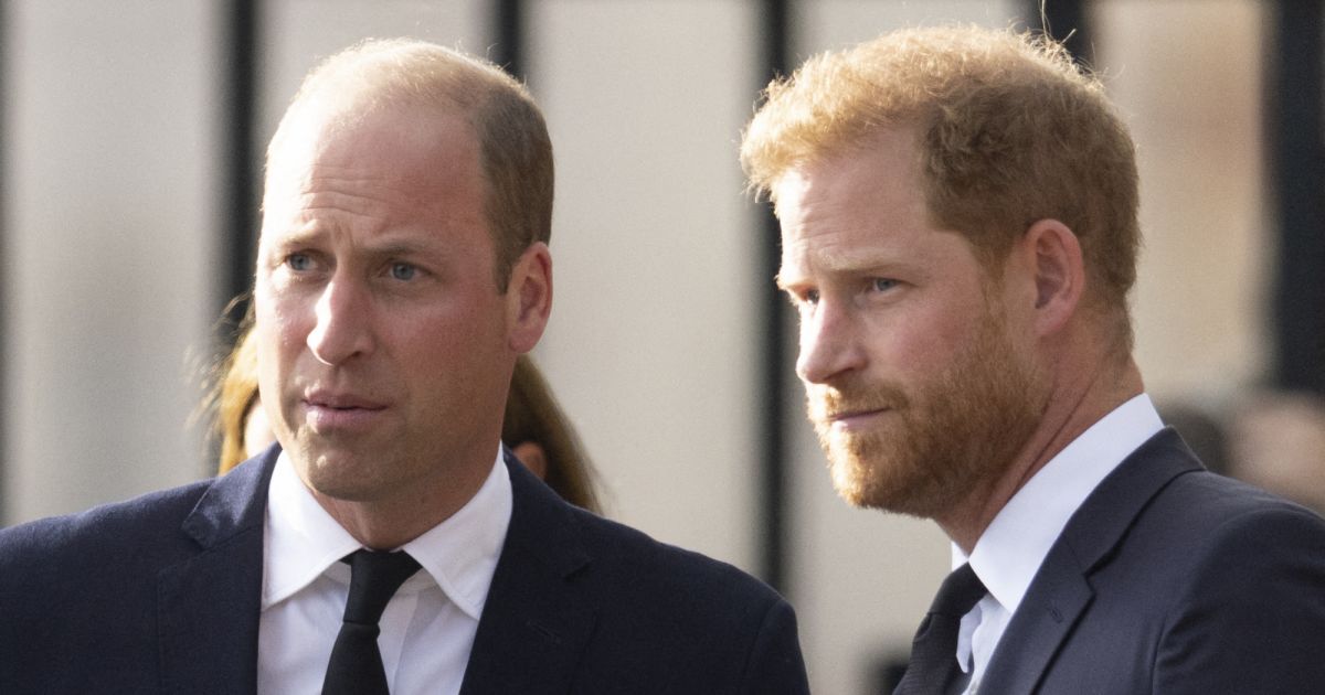 Le prince de Galles William, le prince Harry, duc de Sussex à la ...