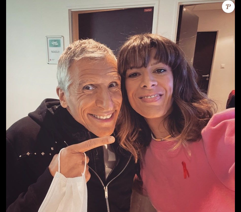 Magali Ripoll et Nagui sur Instagram en mars 2022. - Purepeople