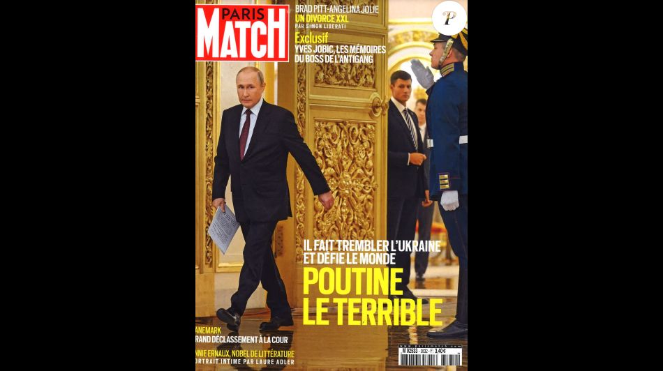 Couverture de Paris Match du jeudi 13 octobre 2022 - Purepeople