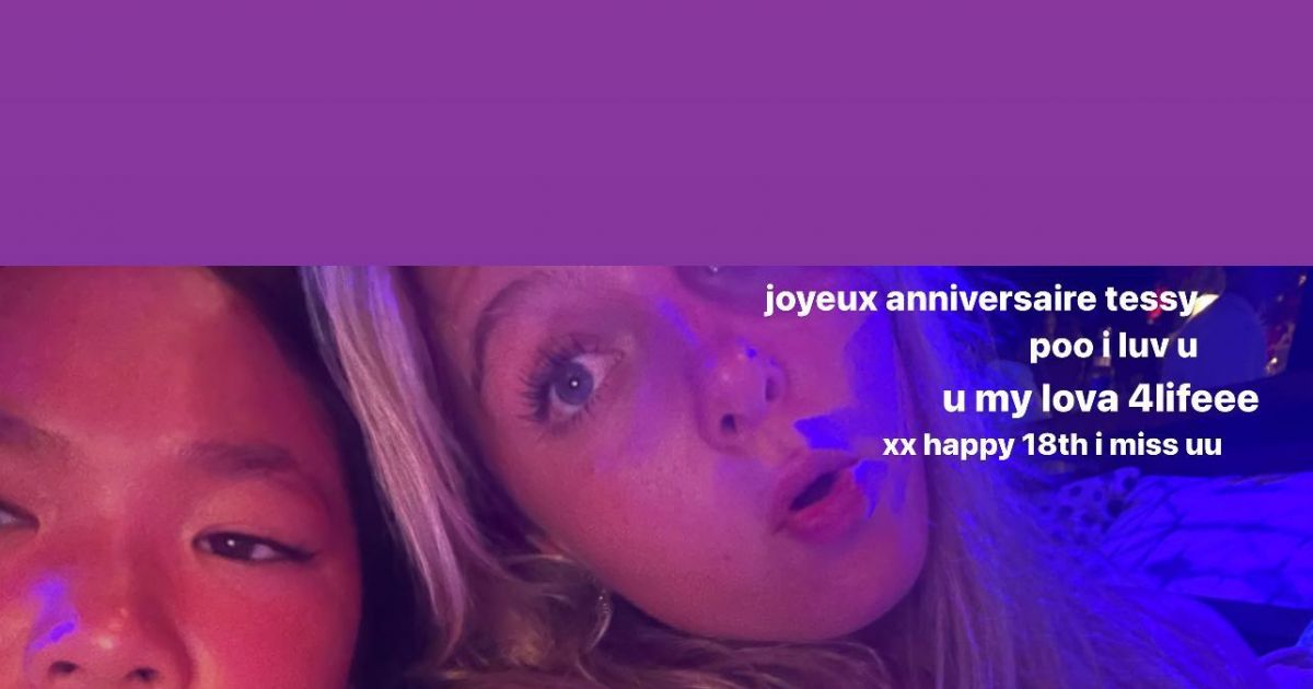 Joy Hallyday souhaite un bel anniversaire à Tess Rambaldi - Purepeople