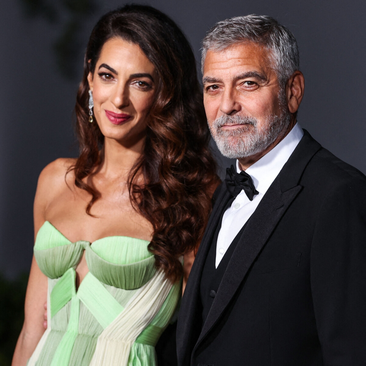 Photo : Amal Alamuddin Clooney, George Clooney au photocall du "2nd Annual Academy Museum Gala ...