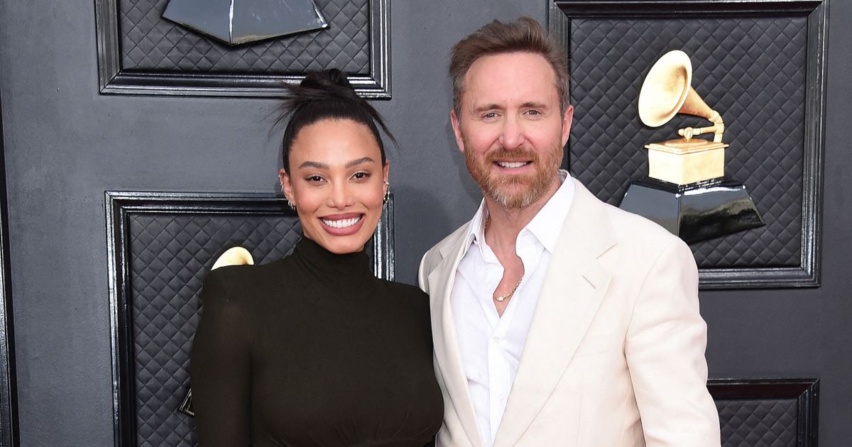 David Guetta et sa compagne Jessica - 64e édition des Grammy Awards au ...