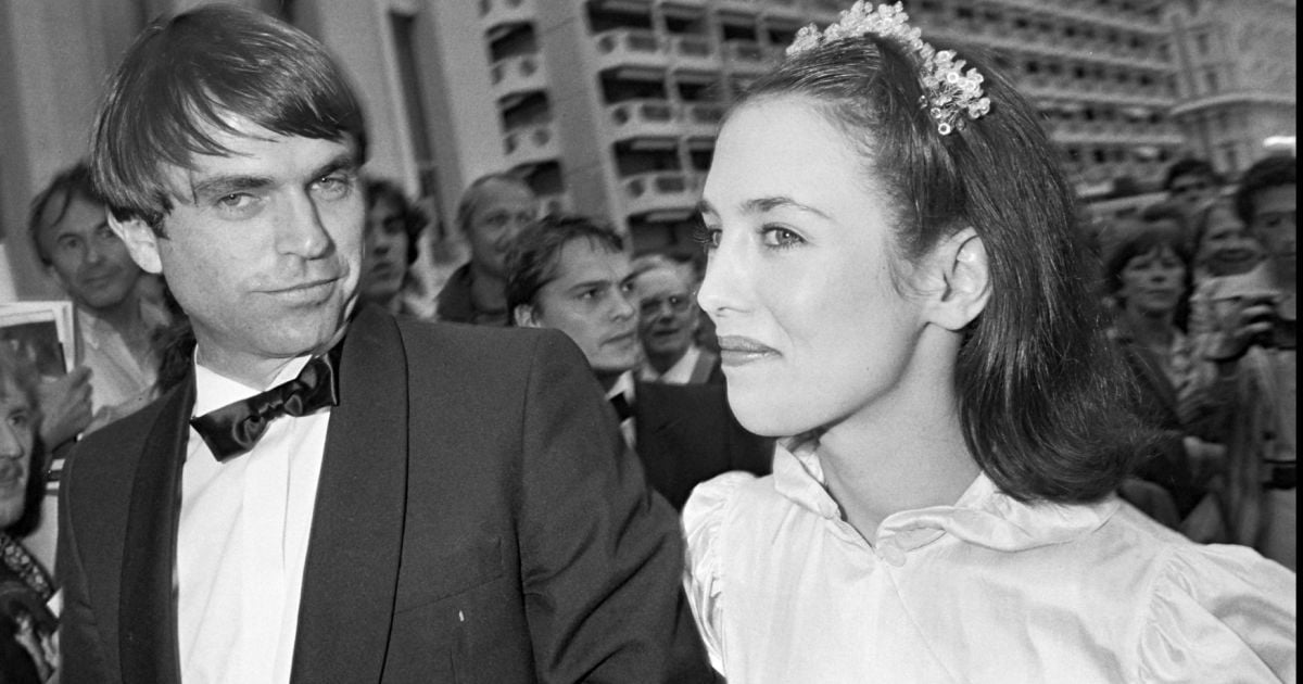 Isabelle Adjani et Sam Neill présentant à Cannes le film Possession ...