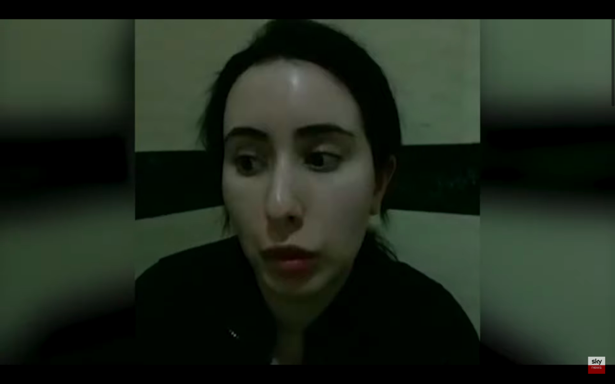 Photo : Les vidéos de la princesse Latifa diffusées par la chaîne Sky News, le 16 février 2021 ...