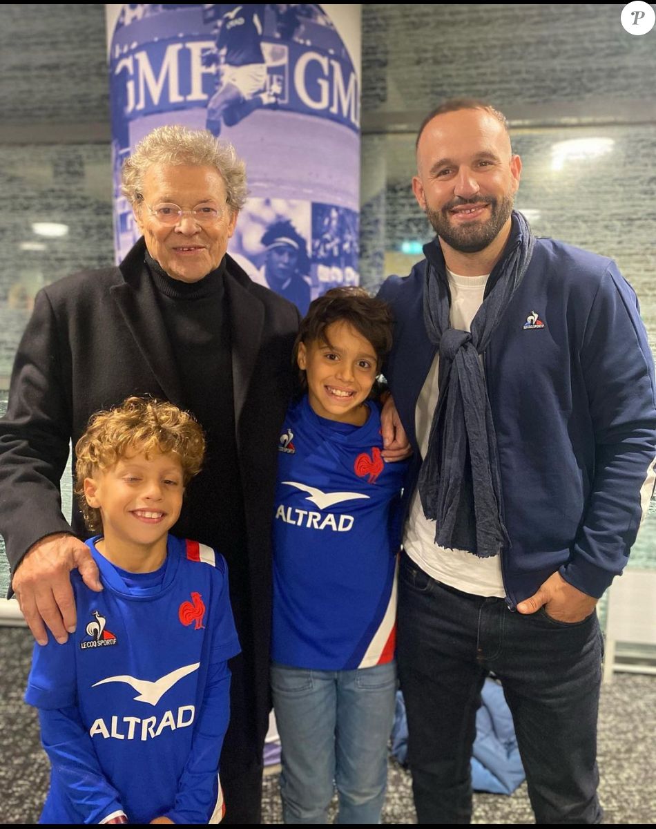 Frédéric Michalak : Très rare photo de ses enfants Jason, Hugo et ...