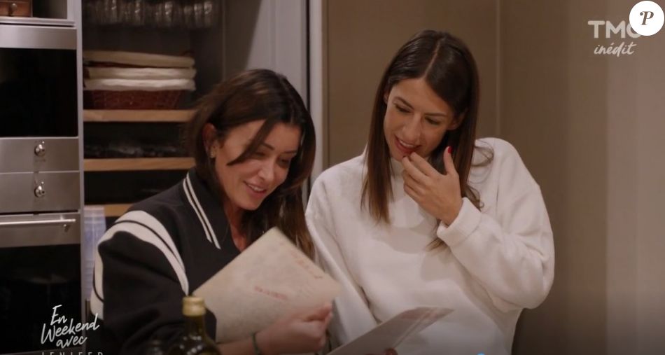 Jenifer dans l'émission En week-end avec... sur TMC. Le 10 novembre 2022. - Purepeople