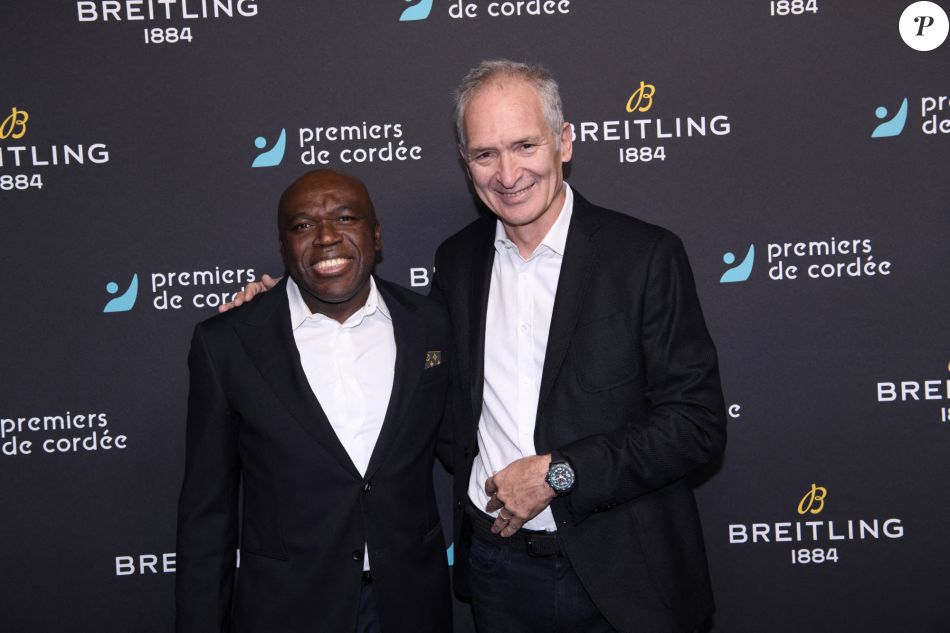 Exclusif - Wilfrid Mbappé, Christian Jeanpierre (directeur de l'association Premiers de Cordée ...
