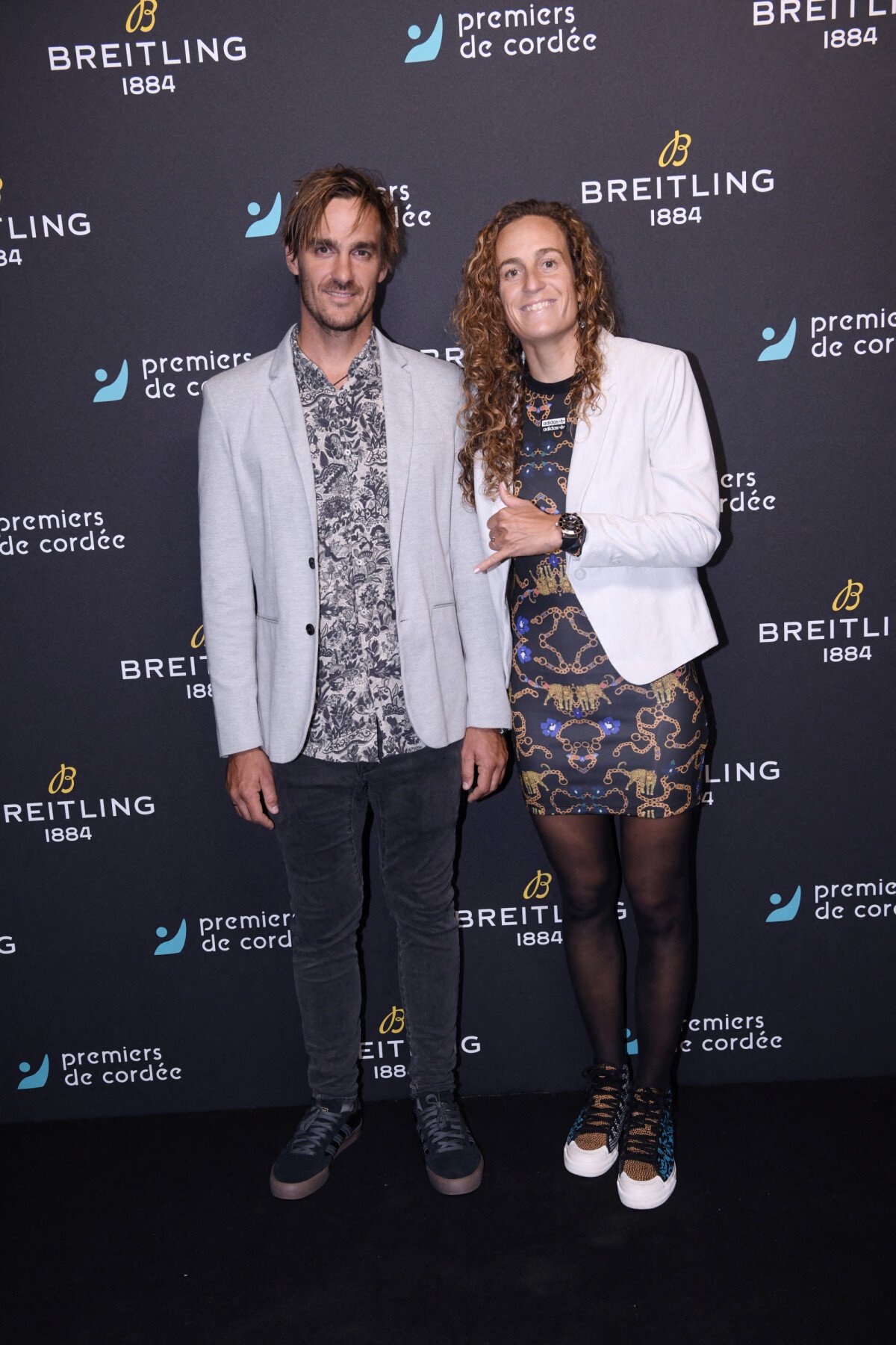 Photo : Exclusif - Justine Dupont et son mari Fred David - Dîner de ...