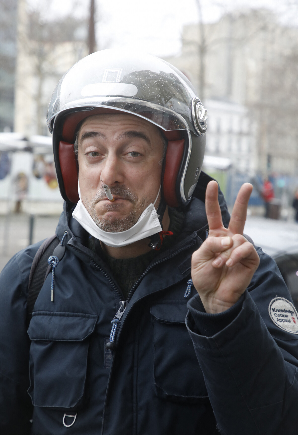 Photo : Exclusif - Sebastien Thoen à sa sortie d'un enregistrement ...