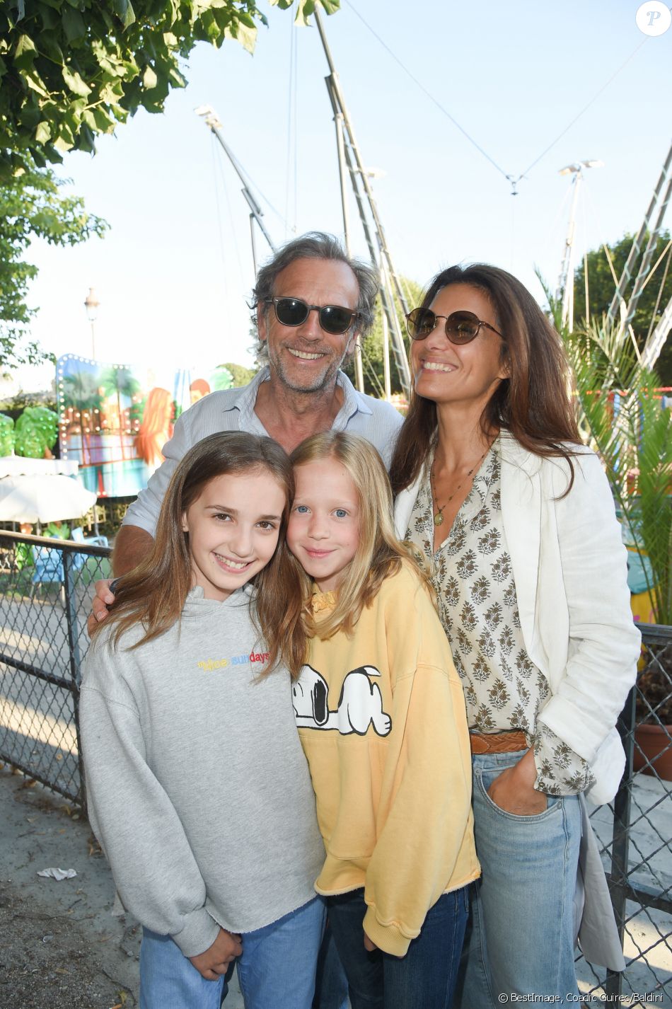 Stéphane Freiss, sa femme Ursula Freiss et leur fille Bianca - Soirée d ...