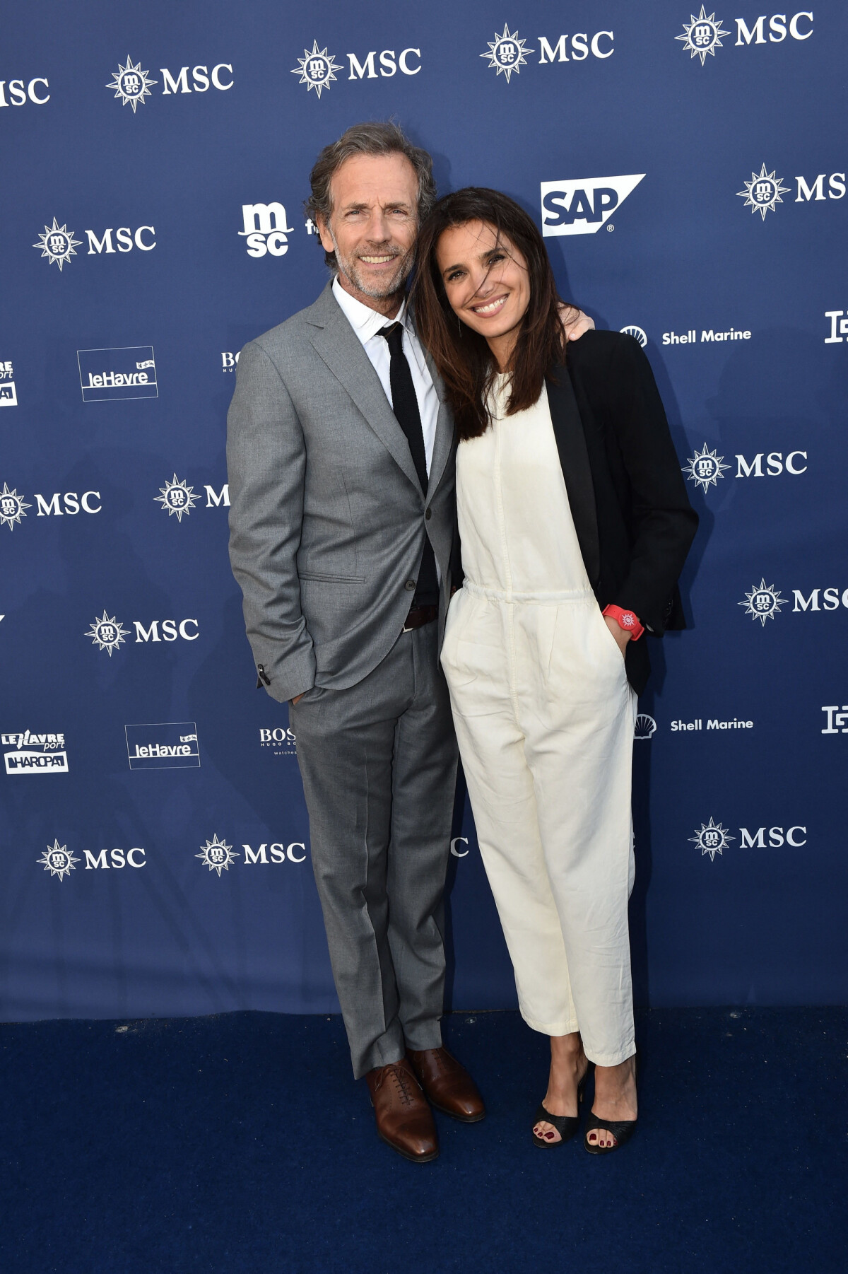 Photo : Stéphane Freiss et sa femme Ursula - Soirée du baptême du ...