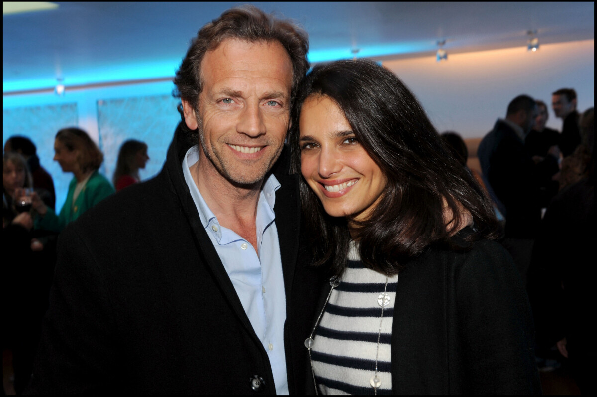Photo : Stéphane Freiss et sa femme Ursula. - Purepeople