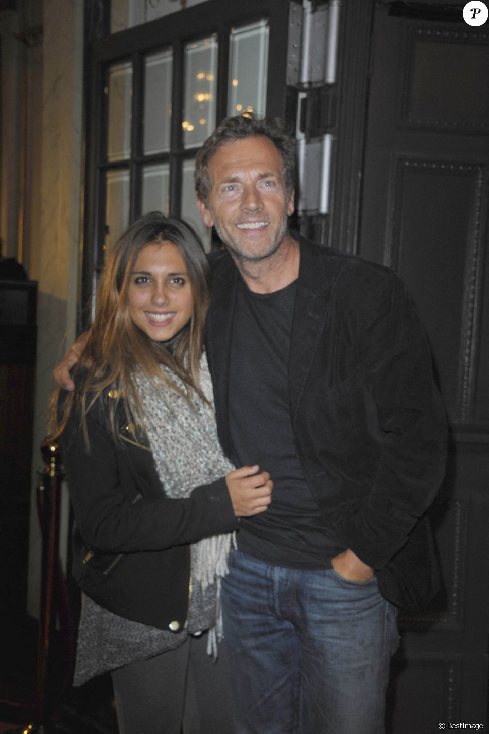 Stéphane Freiss et sa fille Camille en 2012. - Purepeople