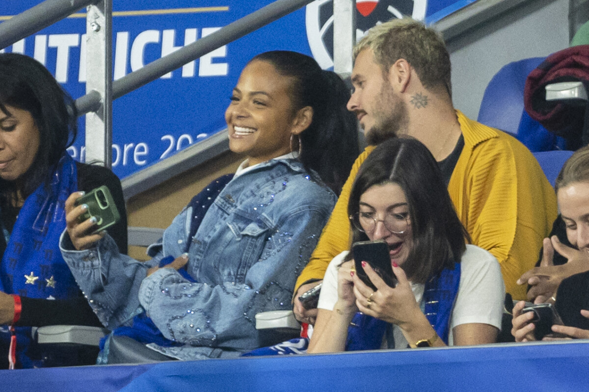 Photo : M. Pokora (Matt Pokora), sa femme Christina Milian assistent au ...