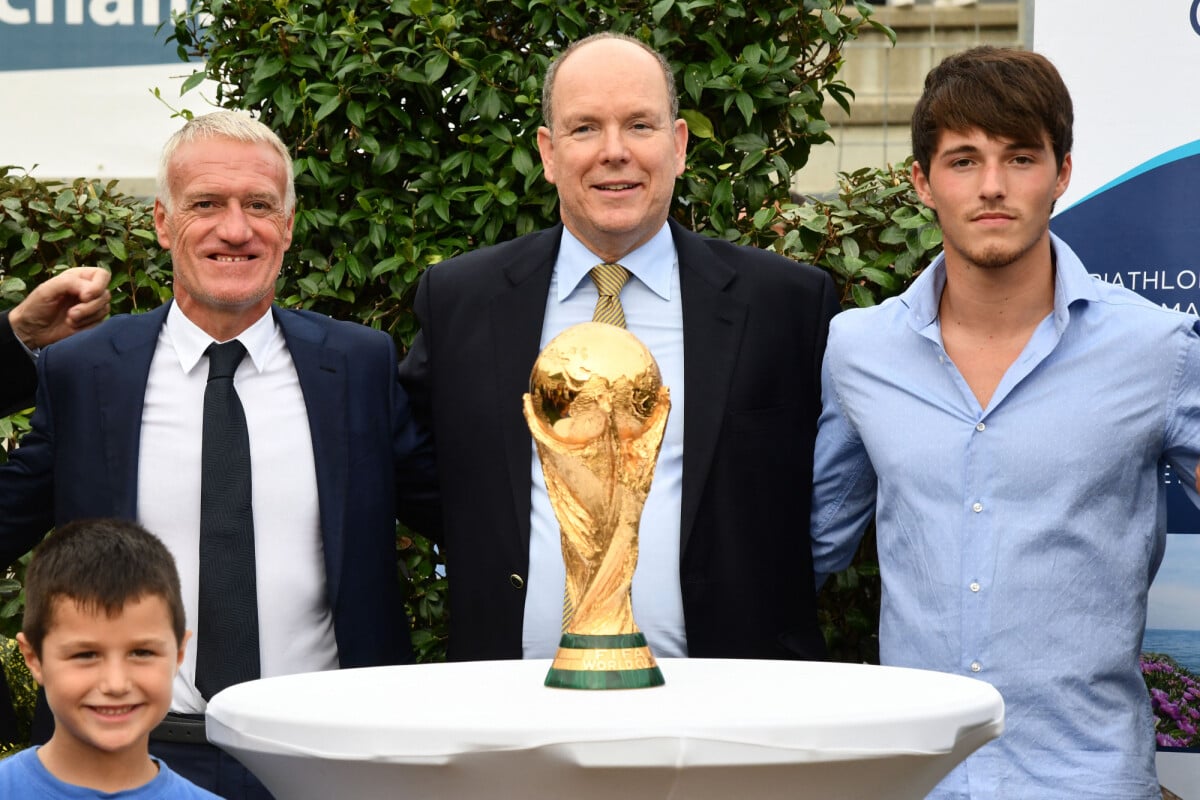 Photo : Didier Deschamps, le prince Albert II de Monaco, Dylan ...