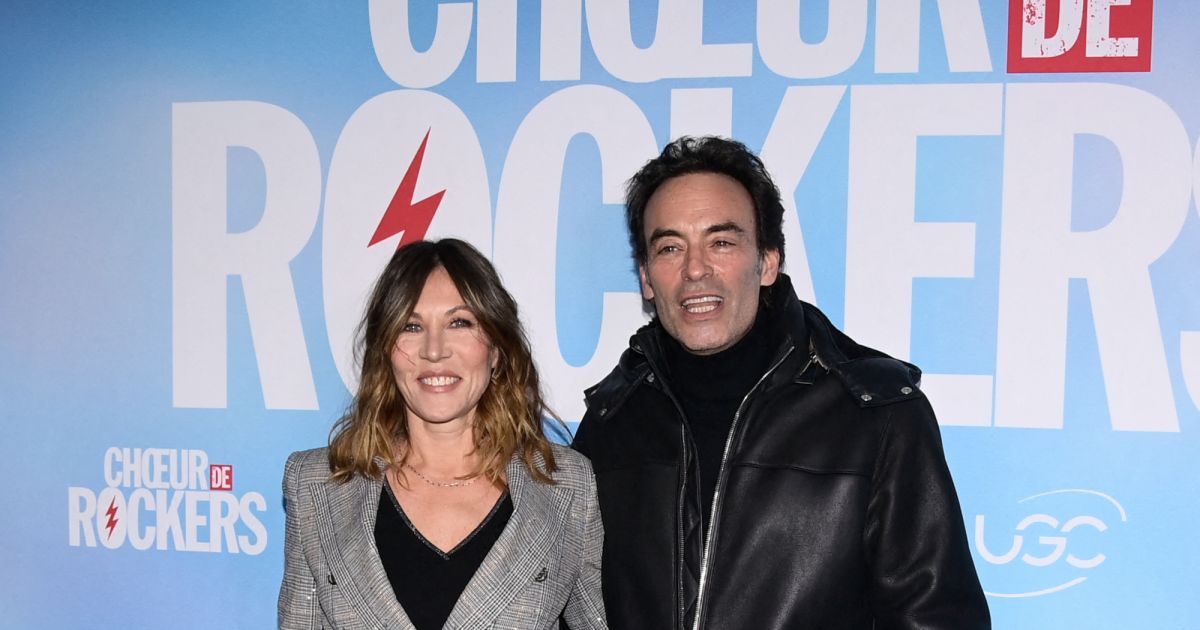 Mathilde Seigner, Anthony Delon à l'avant-première du film Choeur de ...