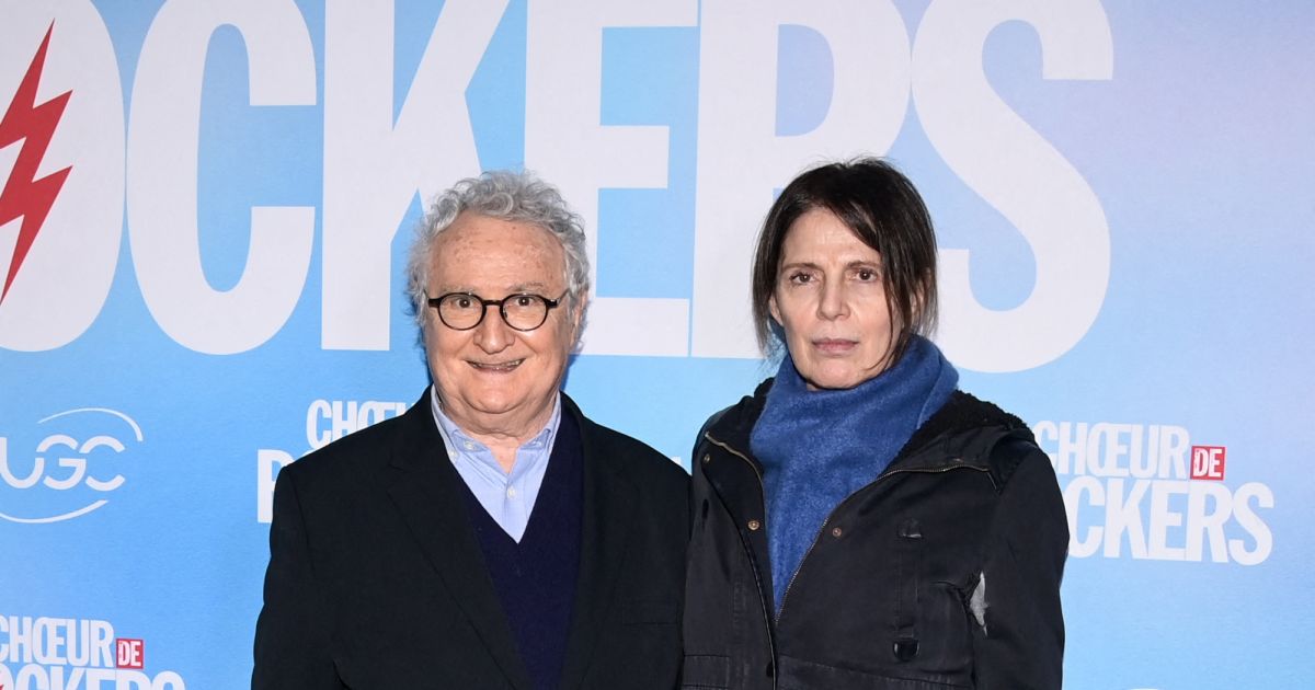 Daniel Prévost et sa femme Françoise à l'avant-première du film Choeur ...