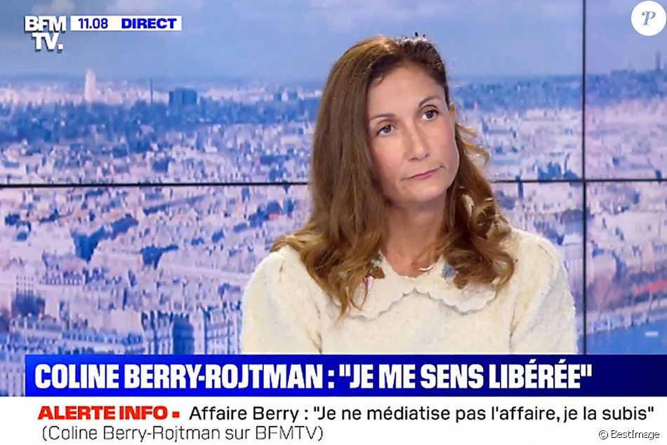 Coline Berry-Rojtman, fille de Richard Berry invitée de BFMTV dans l ...
