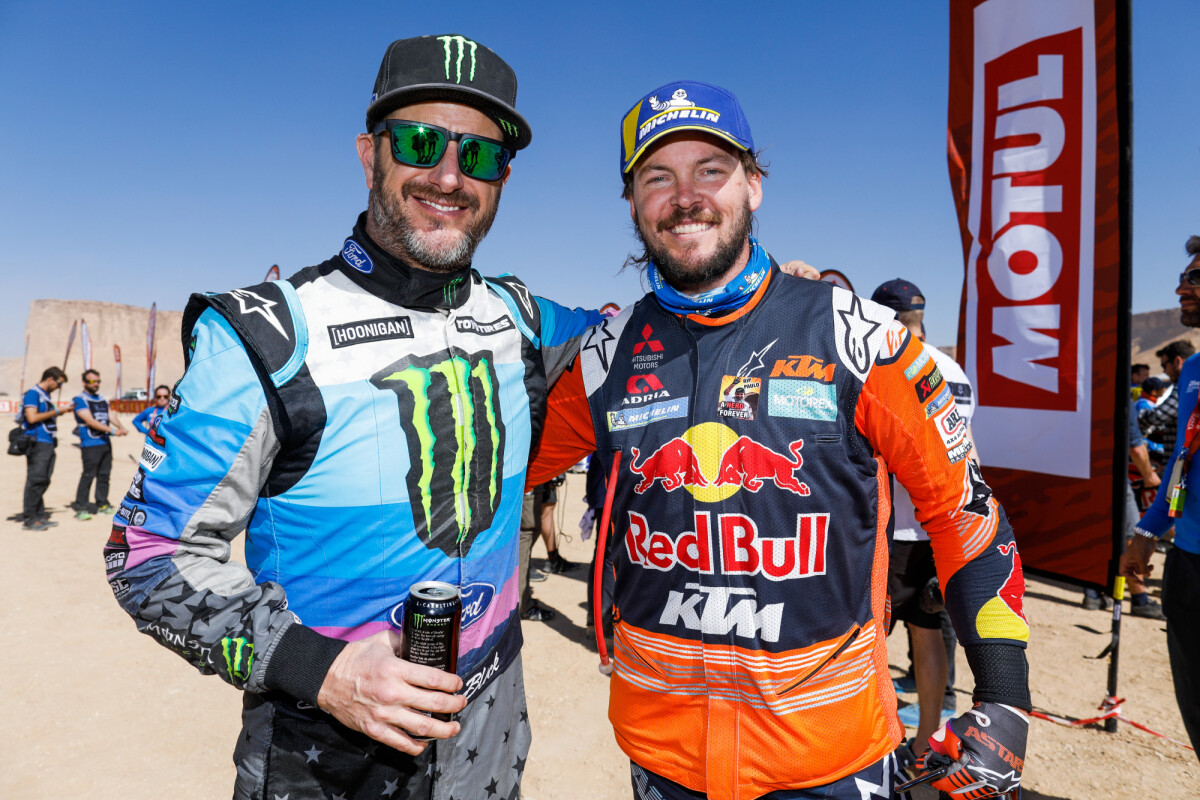 Photo : Ken Block and Price Toby (aus), KTM, Red Bull KTM Factory Team ...