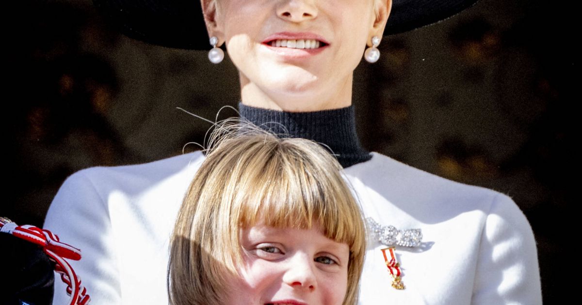 La princesse Charlène de Monaco, la princesse Gabriella de Monaco ...