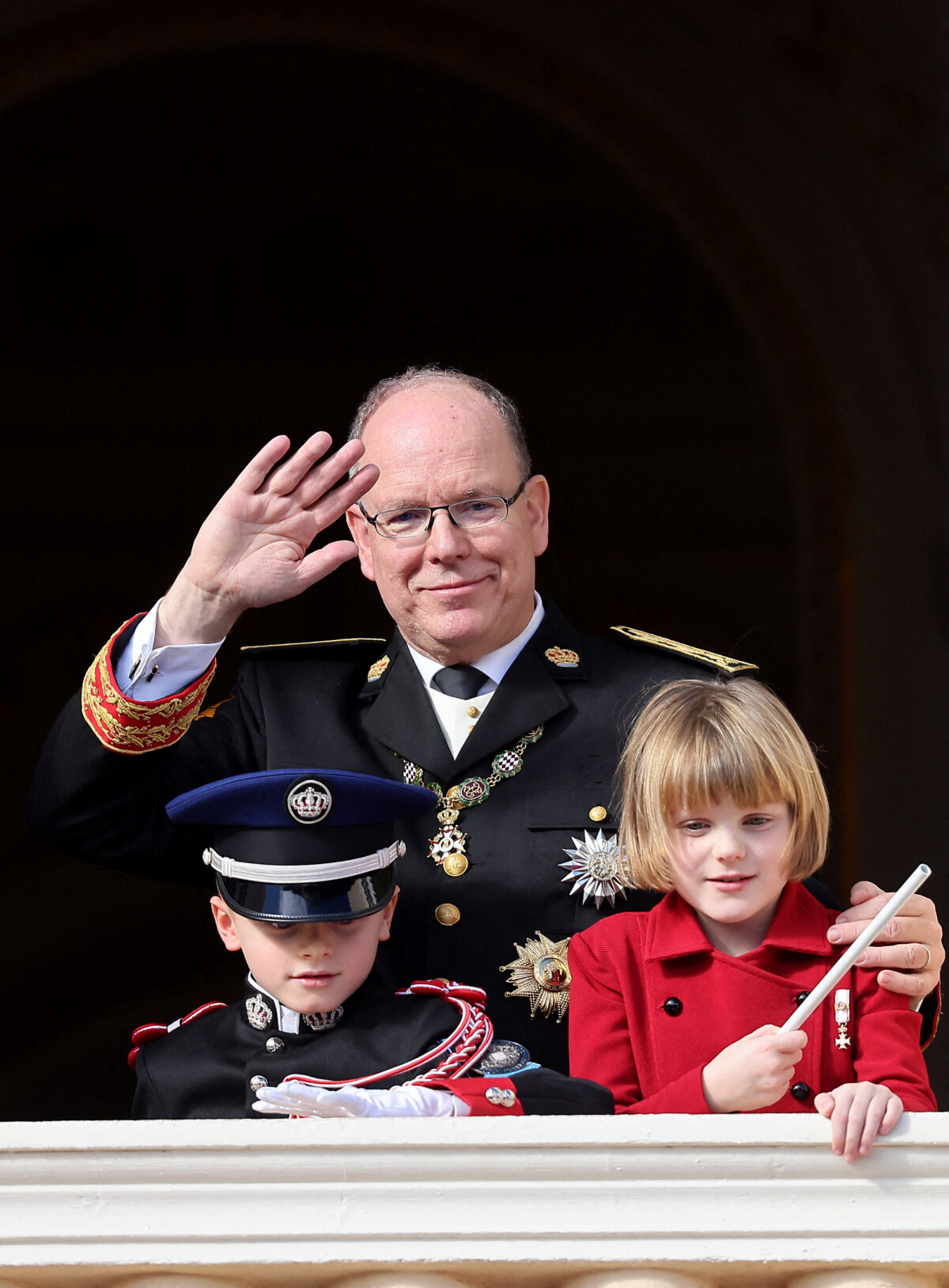 Photo : Le prince Albert II, Le prince Jacques de Monaco, marquis des ...