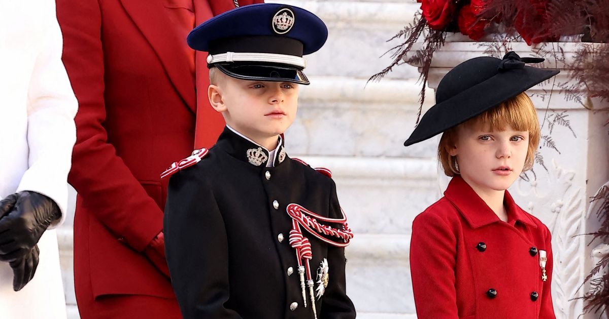 Le prince Jacques de Monaco, marquis des Baux, La princesse Gabriella ...