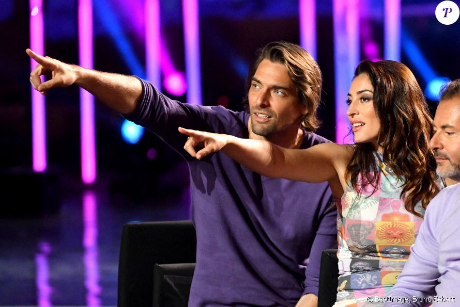 Exclusif - Camille Lacourt et Rachel Legrain-Trapani durant l ...