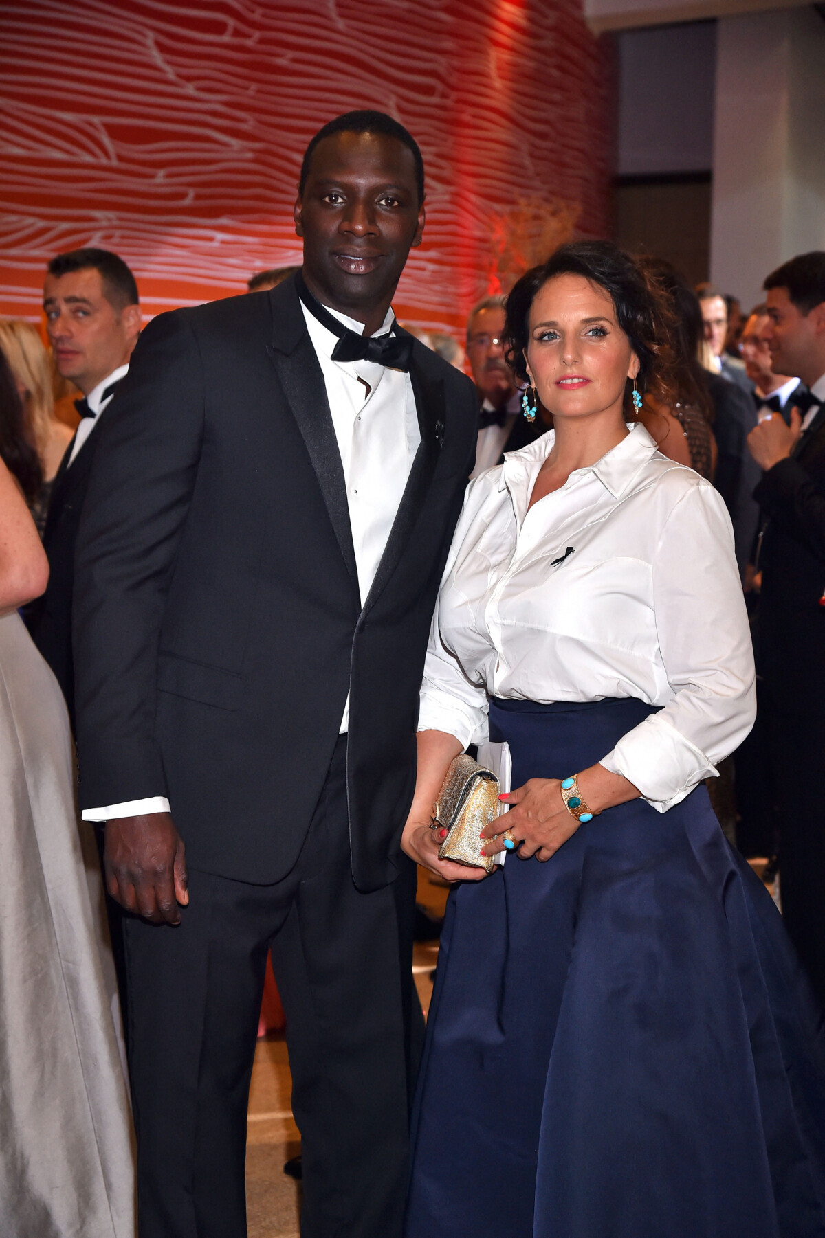 Photo : Omar Sy et sa femme Hélène - 68ème gala de la croix rouge ...