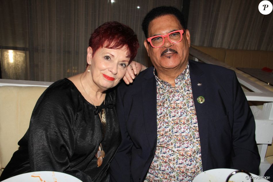 Exclusif - Fabienne Thibeault et son mari Christian lors de la soirée d ...