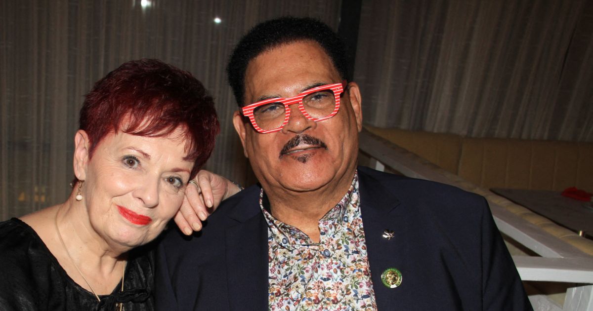 Exclusif - Fabienne Thibeault et son mari Christian lors de la soirée d ...