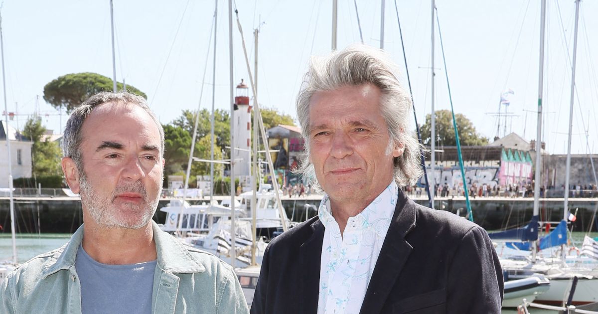 Bruno Solo et Yvan Le Bolloc'h au photocall de la série Camera café ...