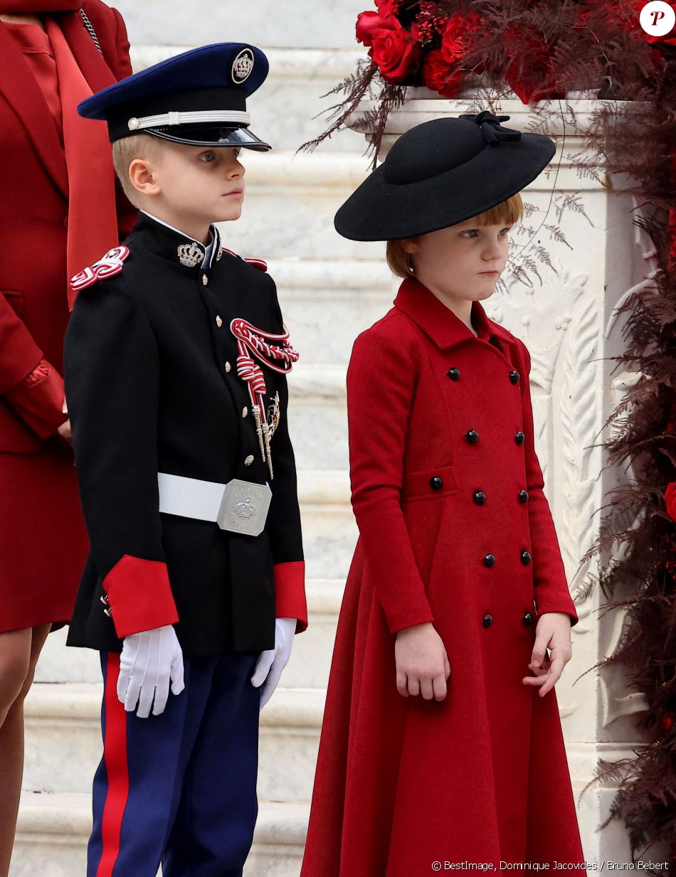 Le prince Jacques de Monaco, marquis des Baux, La princesse Gabriella ...