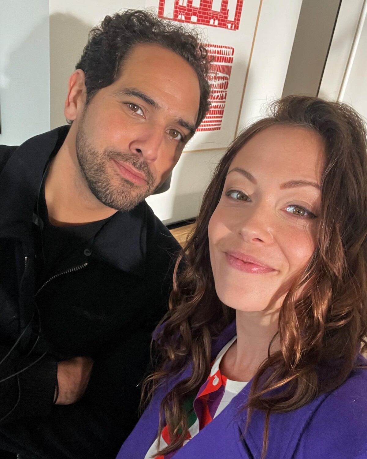 Photo : Dounia Coesens et Samy Gharbi. Instagram. Le 15 décembre 2022 ...