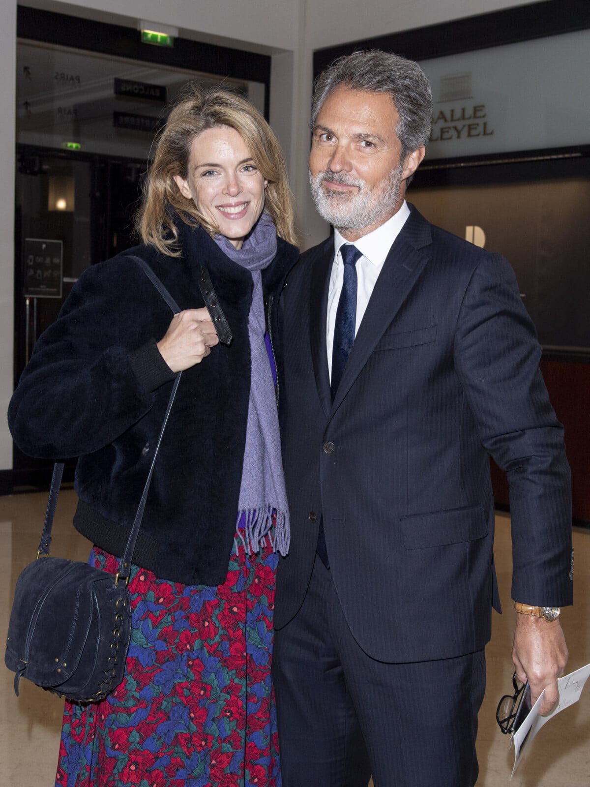 Photo : Julie Andrieu et son mari Stéphane Delajoux - Photocall de la ...