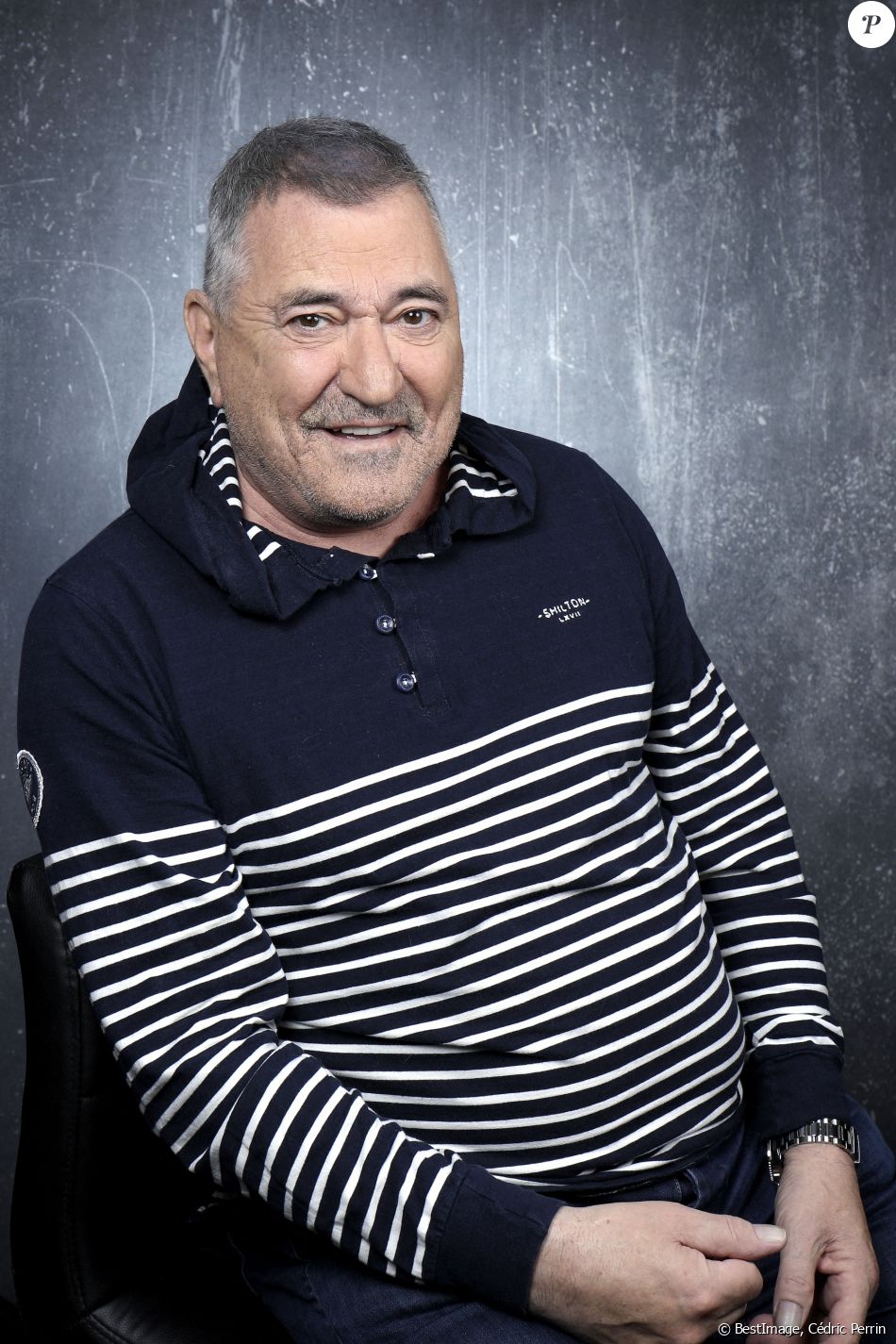 Portrait de Jean-Marie Bigard, lors de l'enregistrement de l'émission ...