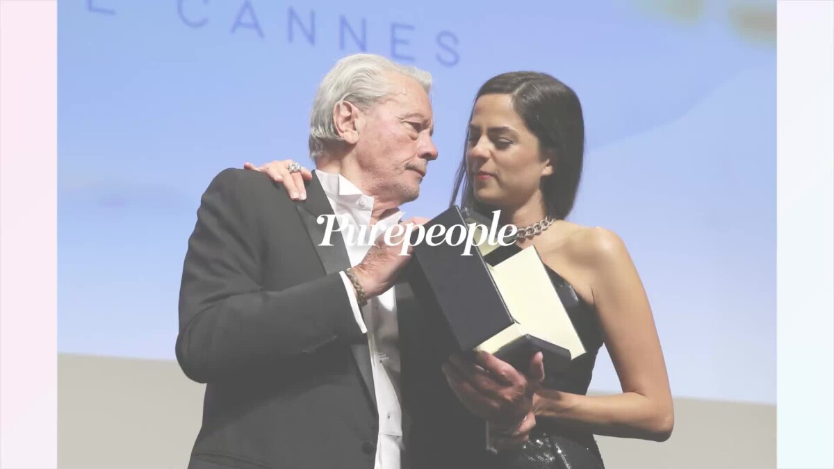 Vidéo : Alain et Anouchka Delon "tellement beaux", photo d'un moment de ...