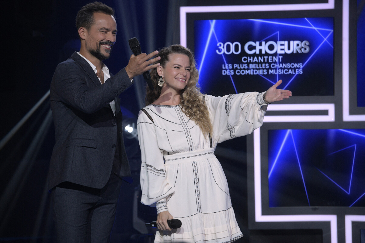 Photo : Exclusif - Damien Sargue et Cecilia Cara - Enregistrement de l ...