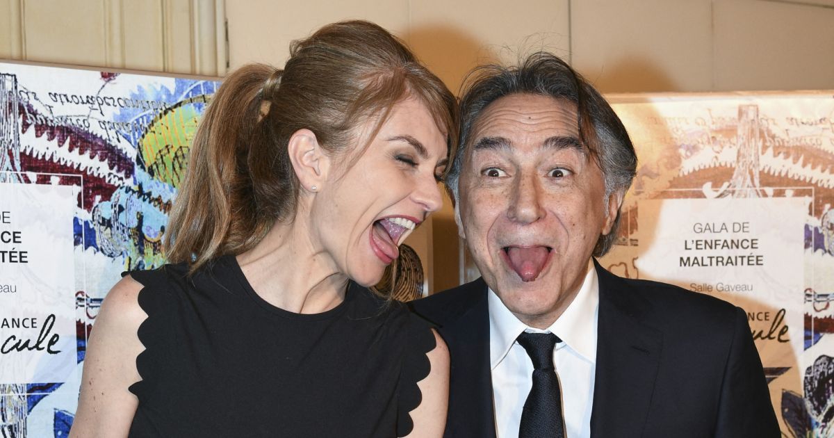 Pascale Louange et son mari Richard Berry lors du gala d'Enfance ...