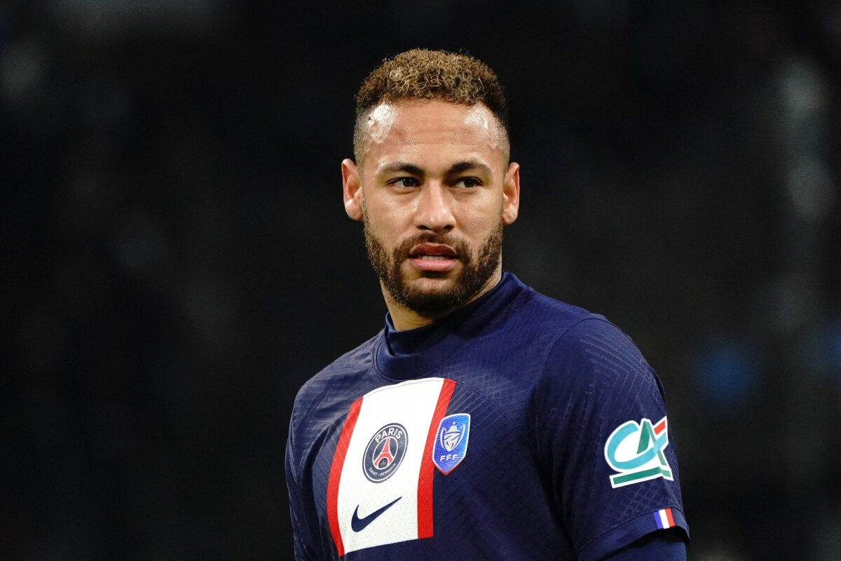 Photo : Neymar Jr (PSG) - 8ème de finale de la coupe de France de ...