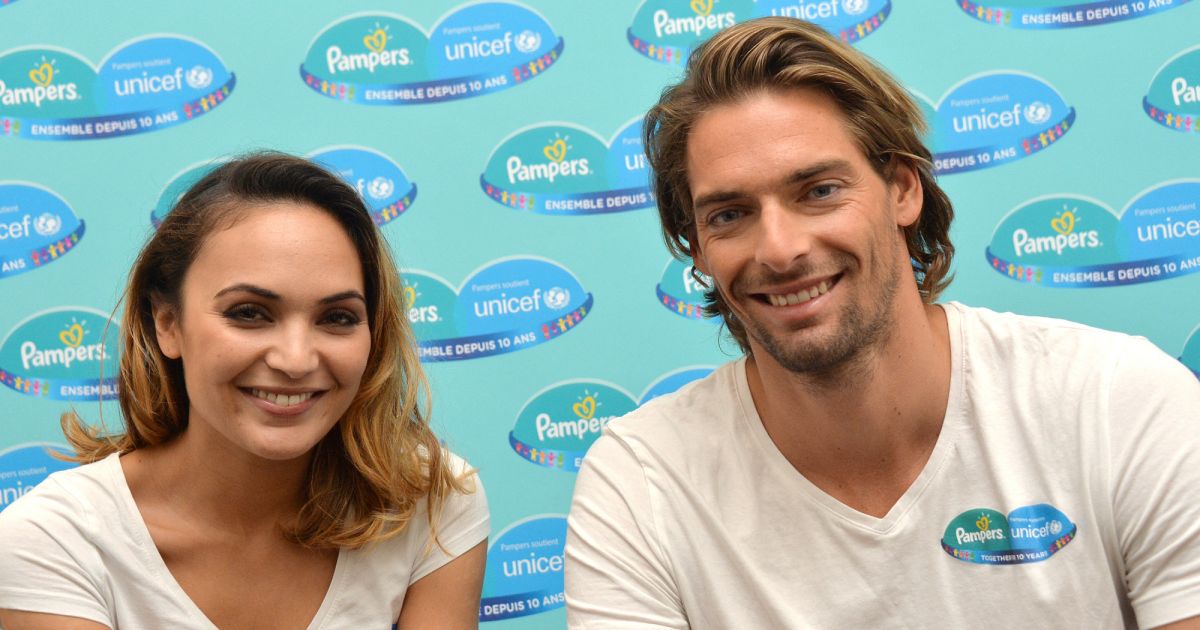 Camille Lacourt et son ex-femme Valérie Bègue sont les parrain et ...