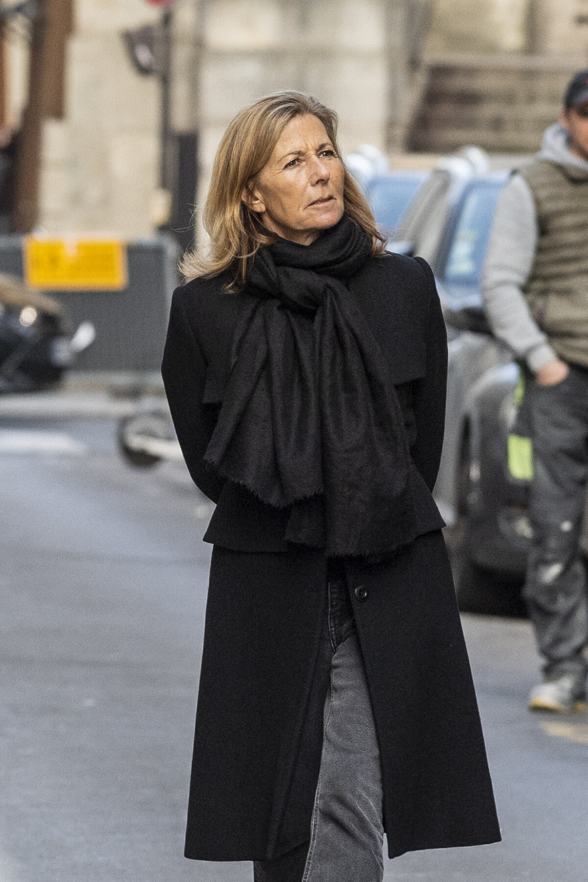 Photo : Exclusif - Claire Chazal - Obsèques de Michaël Denard en l ...