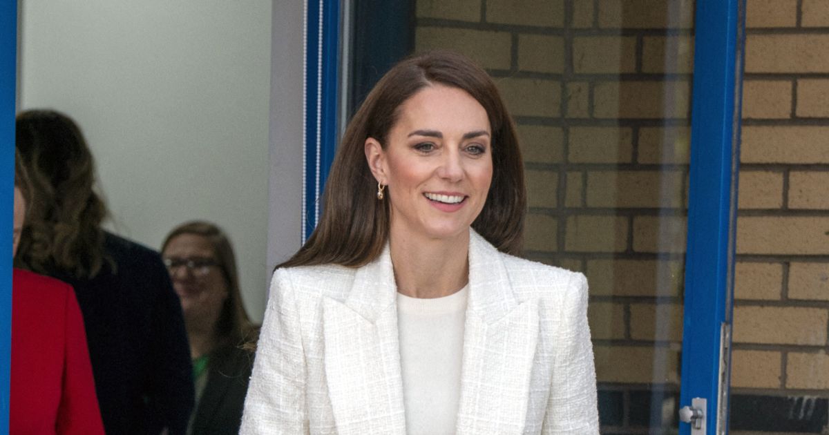 Catherine (Kate) Middleton, princesse de Galles, lors d'une visite au ...