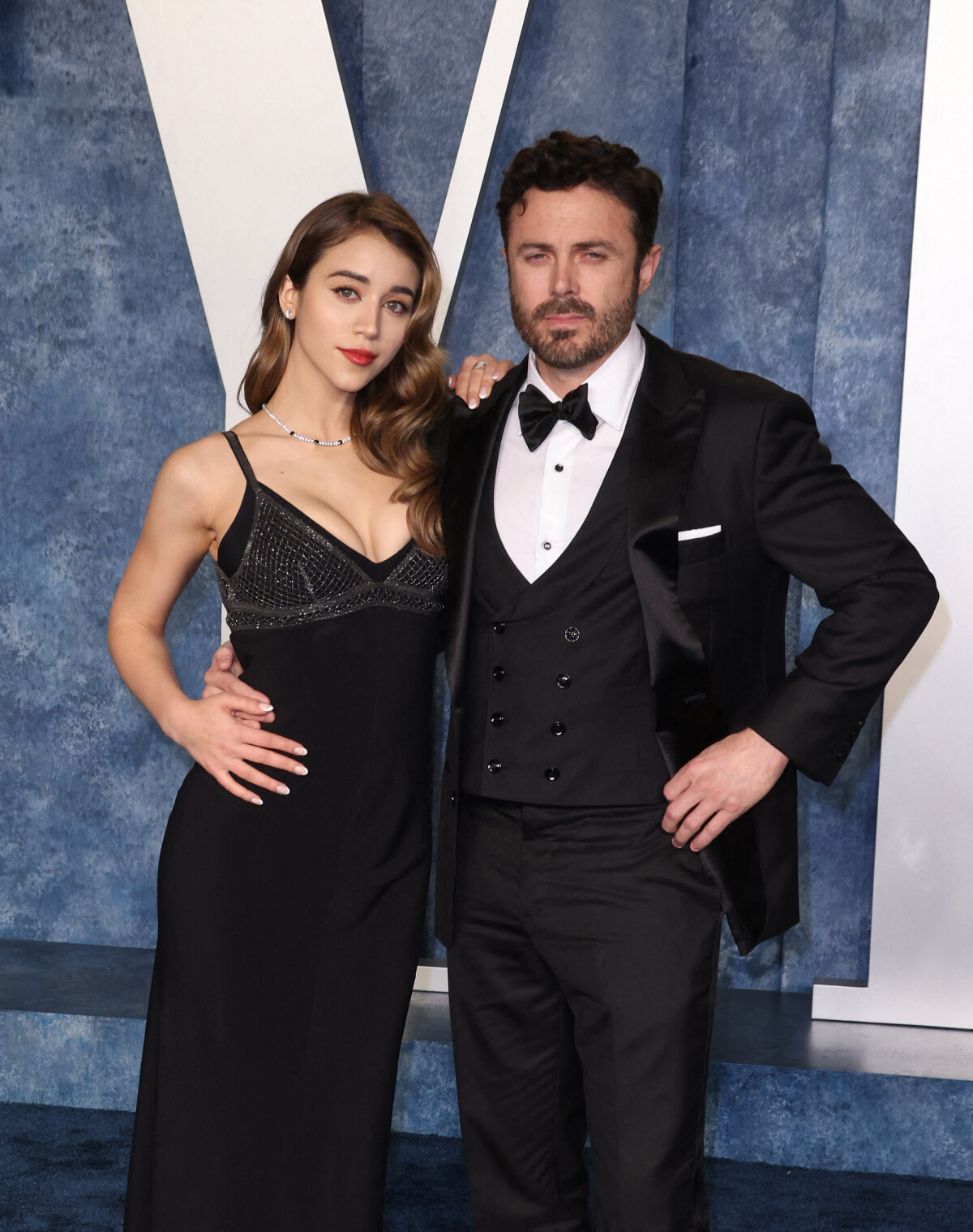 Photo : Caylee Cowan, Casey Affleck au photocall de la soirée "Vanity ...