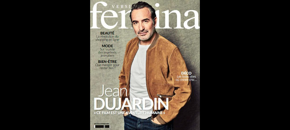 Photo : Jean Dujardin en couverture de "Version Femina". - Purepeople