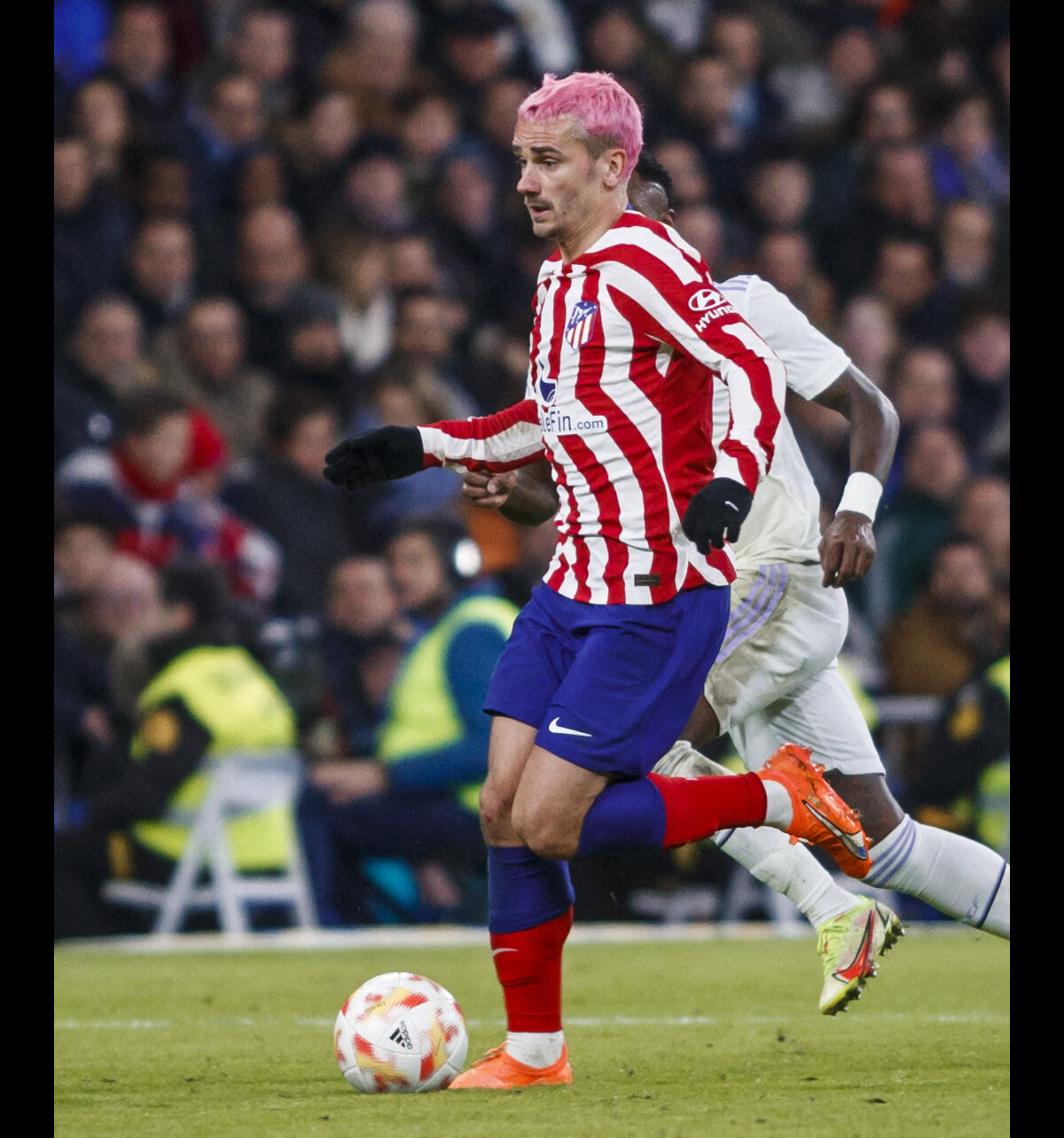 Photo : Antoine Griezmann de l'Atletico de Madrid lors du match de ...